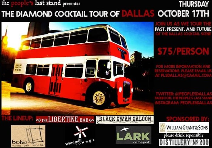 Join this cool Double Decker Bus Cocktail Tour of Dallas on October 17 ...