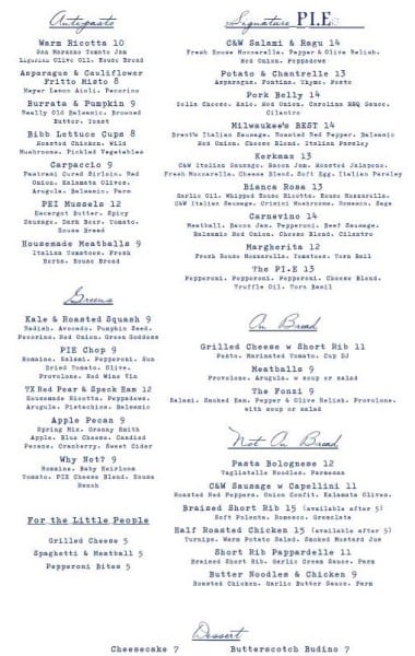 Pie 314 Everyday Eatery intros handmade pastas, brunch, new dinner menu ...