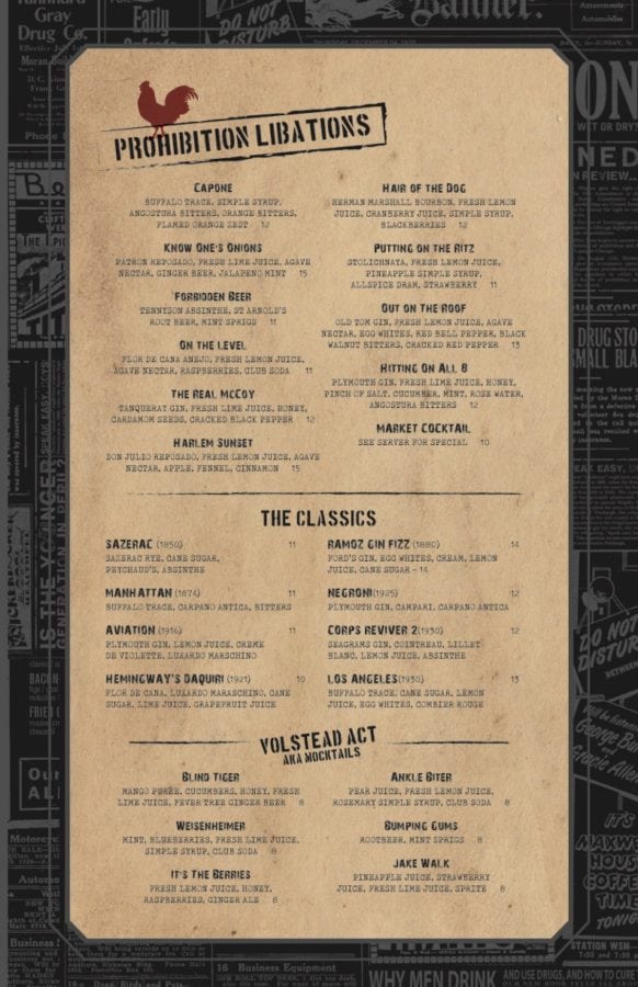 Prohibition Chicken to open next week, clucking with family style ...